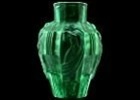 Malachite Glass Vases – Art Deco Deep Green | ArtDeco1930